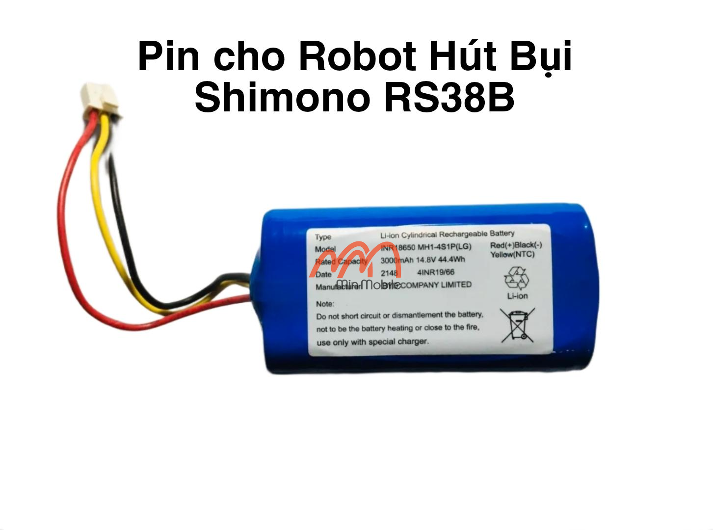 Thay Pin Robot Hút Bụi Shimono RS38B – Min Mobile
