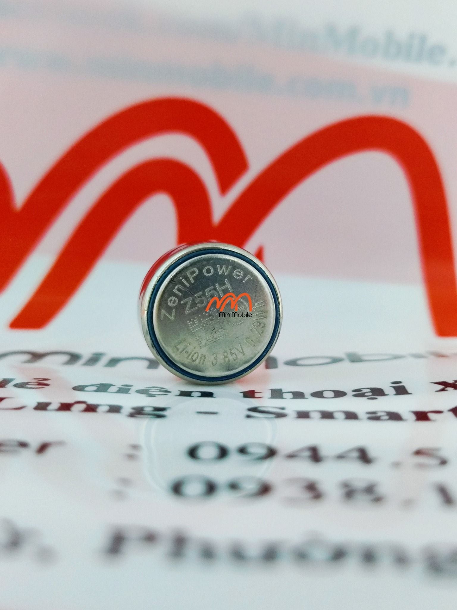 Pin Sạc Cúc Áo 1254 ZeniPower Z55H 3,85V – Min Mobile