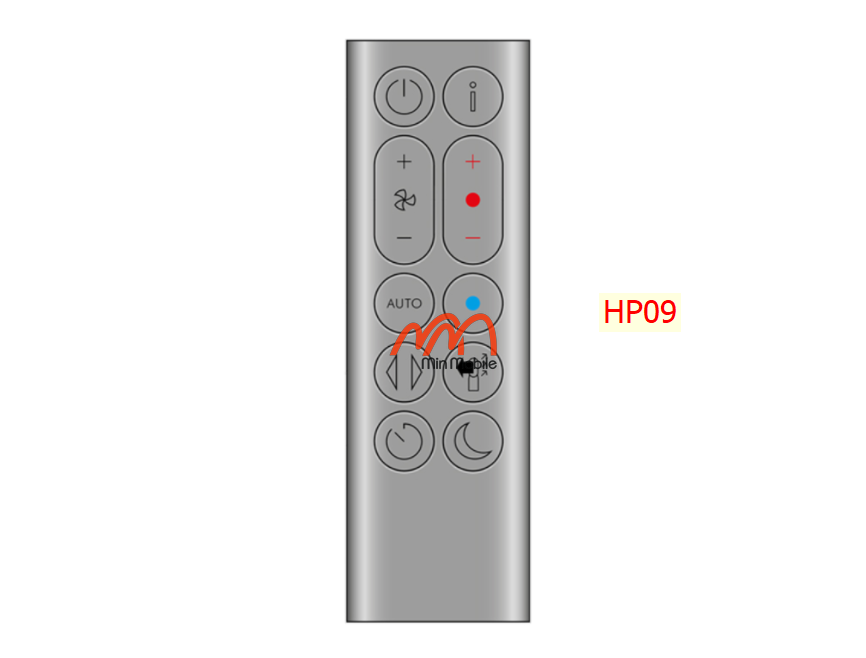 Remote - Điều Khiển Từ Xa Quạt Dyson HP04 / HP07 – Min Mobile