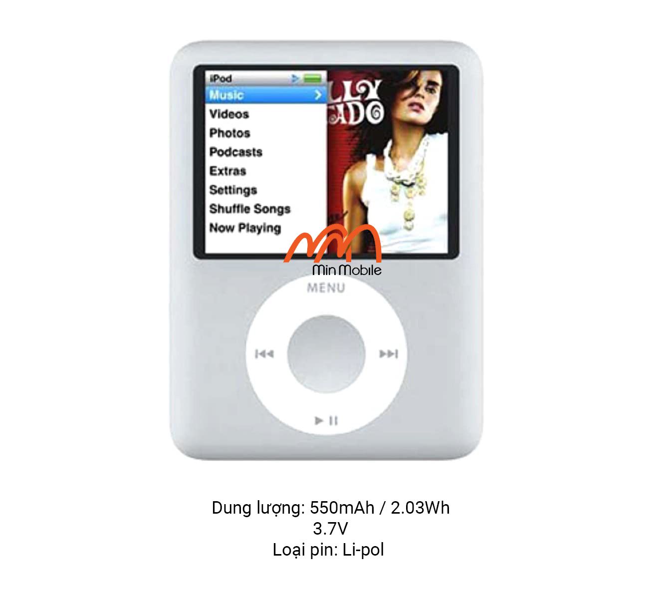 Thay Pin iPod Nano Gen 3 – Min Mobile