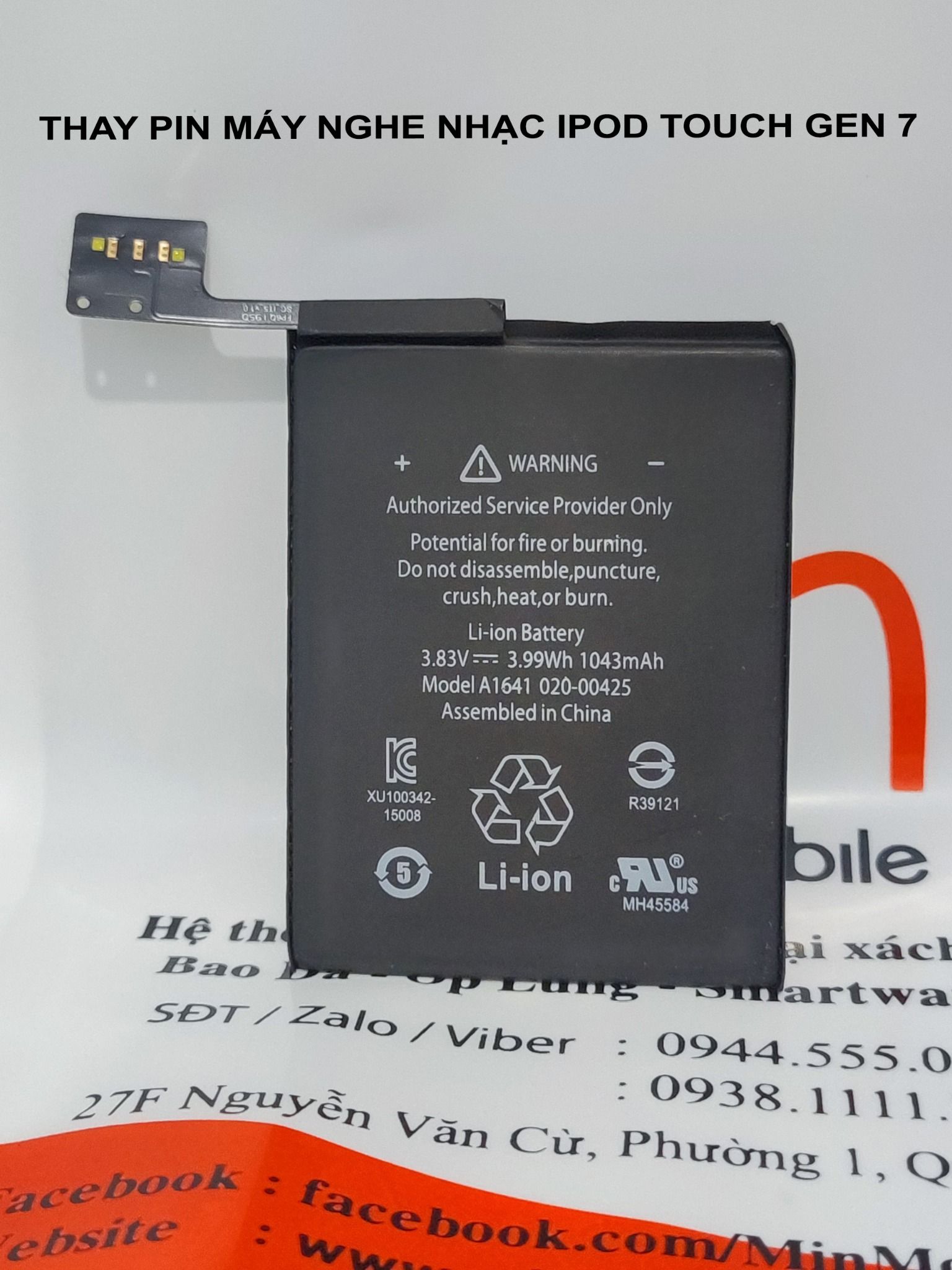 Thay Pin iPod Touch Gen 7 – Min Mobile