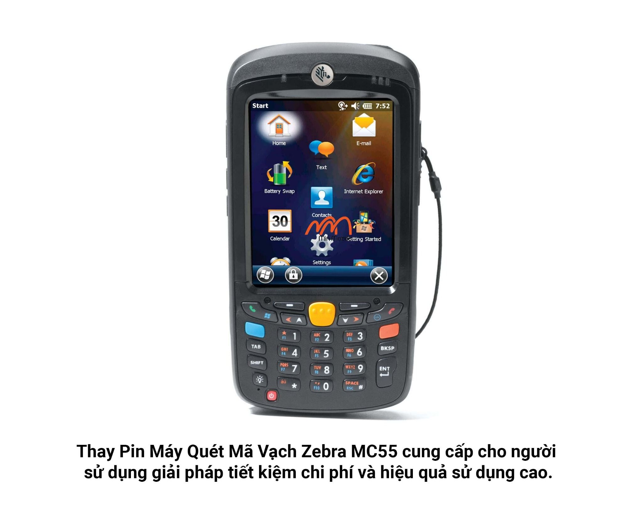 Thay Pin Máy Quét Mã Vạch Zebra MC55 – Min Mobile