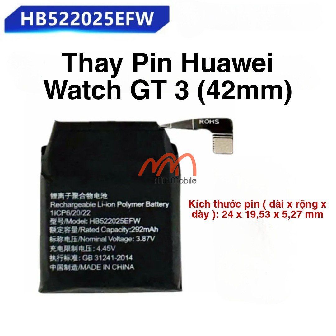 Thay Pin Huawei Watch GT 3 – Min Mobile