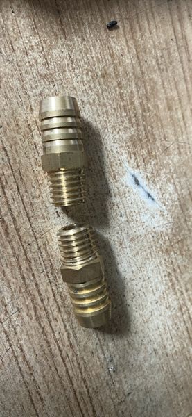 Đầu nối ống 12 ren 12, đồng thau Vinahardware - DNO1212