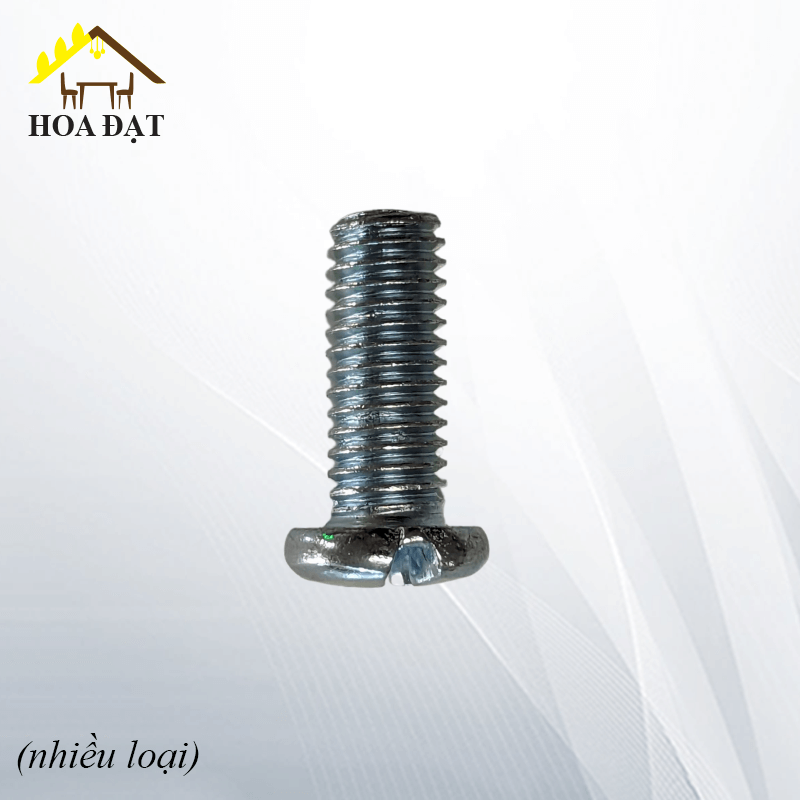 Bulong xẻ rãnh M4 Vinahardware, màu trắng - HSS470W