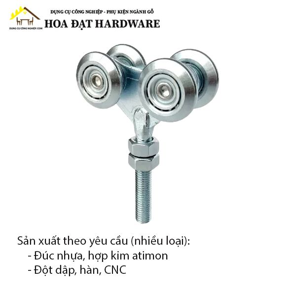 Bánh xe lùa móc treo cửa lùa cổng giải pháp tối ưu cho cổng tự động