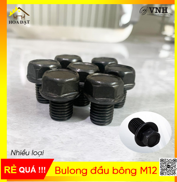 Bu-long Đầu Bông Mạ Đen Vinahardware – Mã 8105.0.12151
