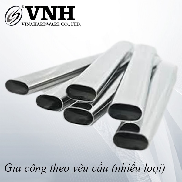 Ống Inox Oval Treo Quần Áo & Ray lùa kính – Mã 1902.1.15273