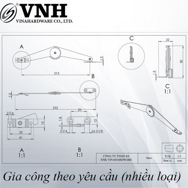 Tay nâng compass phải VN1 CPL10R