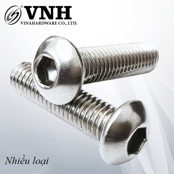 Bulong đầu mo M8 Vinahardware, inox 201
