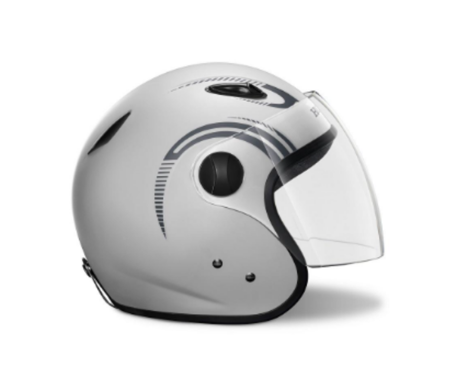 Mũ Jet thể thao - Bạc – HEAD SƠN MINH