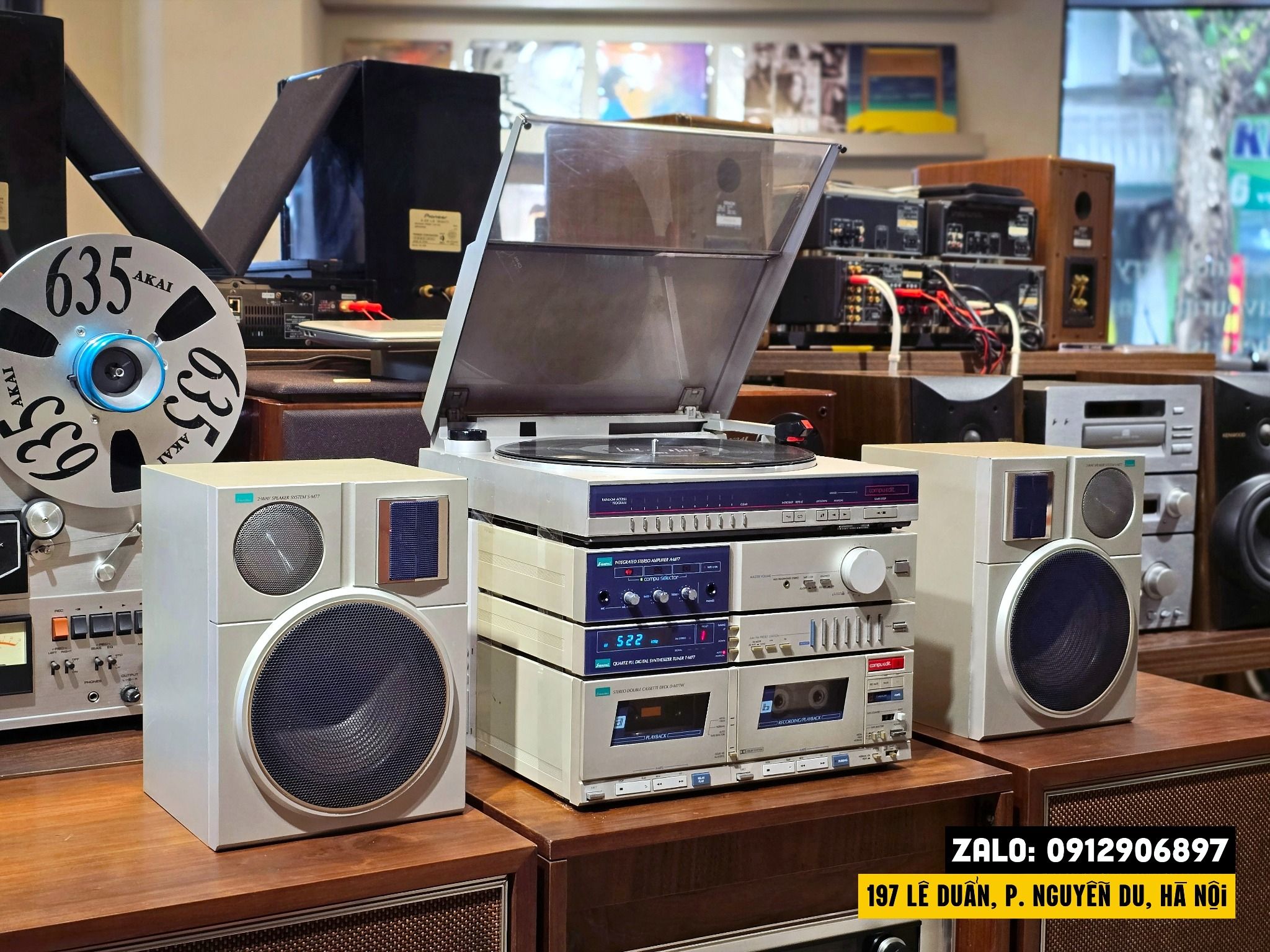 Dàn nội địa Nhật SANSUI M77 tích hợp mâm than hiếm & đẳng cấp – Dàn Nội ...