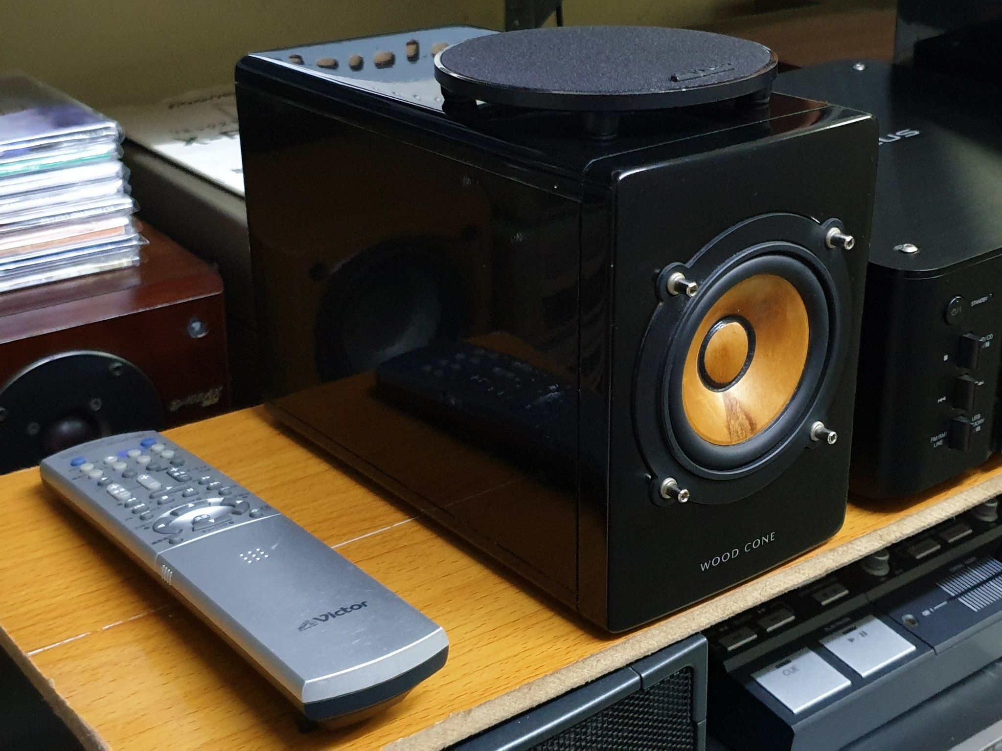 Dàn Mini Nhật Victor Ex Br3 Loa Toàn Dải Màng Gỗ Yến Âm Thanh Bãi Dàn Nội Địa Nhật And Đĩa Cd Gốc