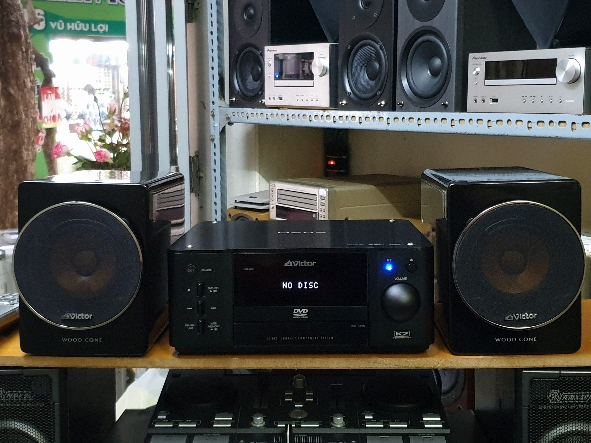 Dàn Mini Nhật Victor Ex Br3 Loa Toàn Dải Màng Gỗ Yến Âm Thanh Bãi Dàn Nội Địa Nhật And Đĩa Cd Gốc