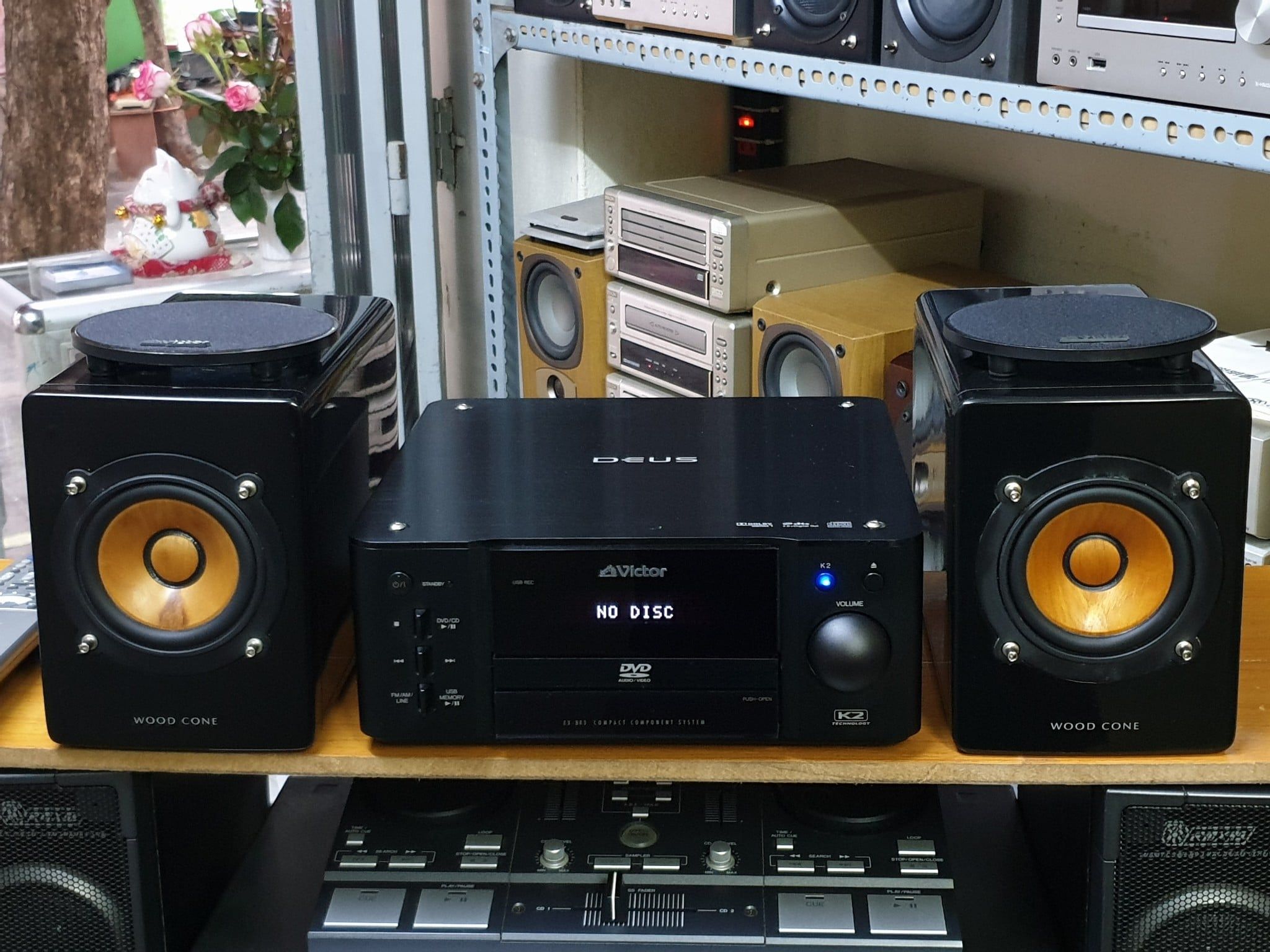 Dàn Mini Nhật Victor Ex Br3 Loa Toàn Dải Màng Gỗ Yến Âm Thanh Bãi Dàn Nội Địa Nhật And Đĩa Cd Gốc