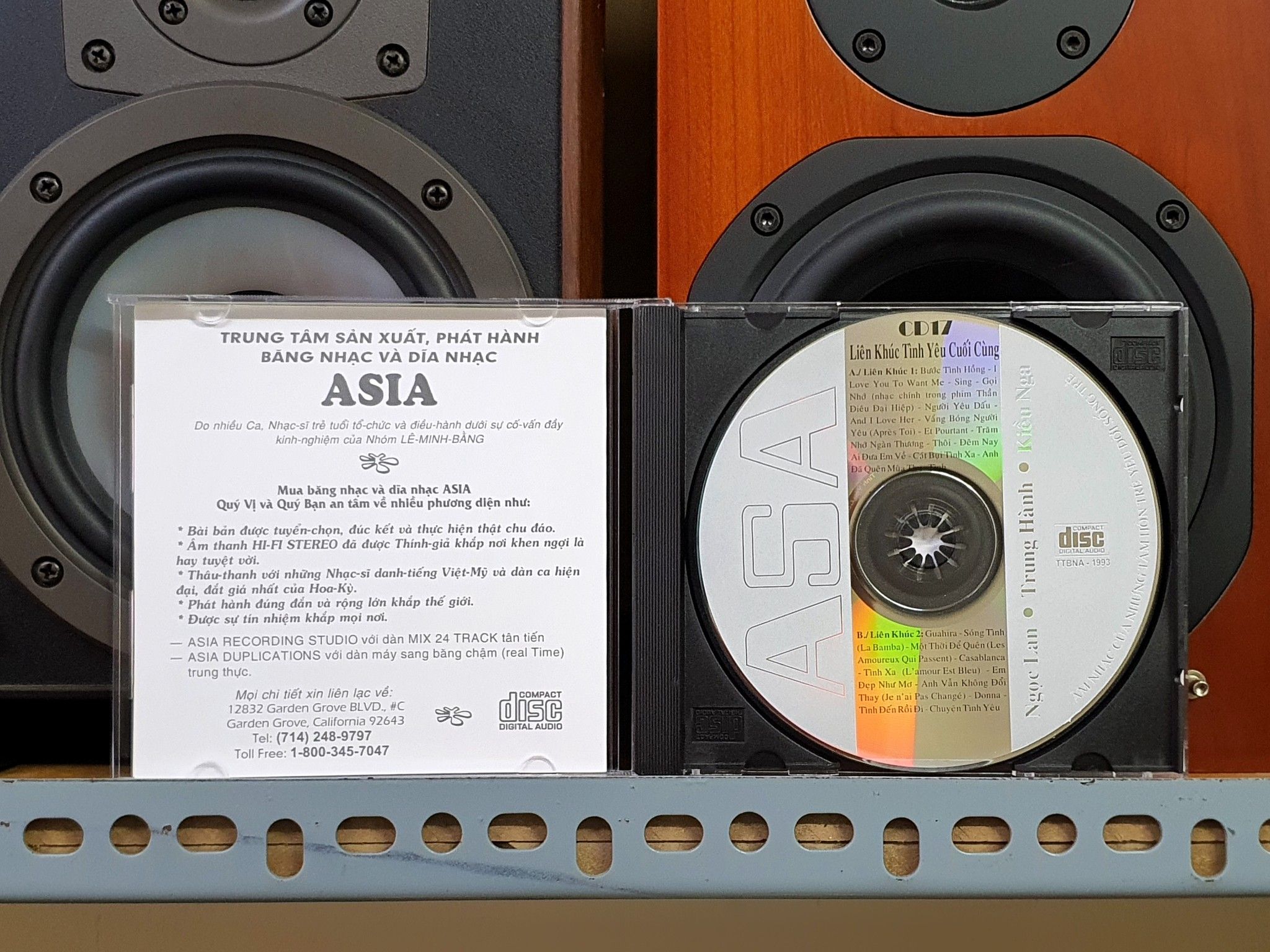 Bộ 3 đĩa CD gốc Liên khúc tình yêu Asia 1 2 3 - Yến Âm Thanh Bãi – Dàn ...