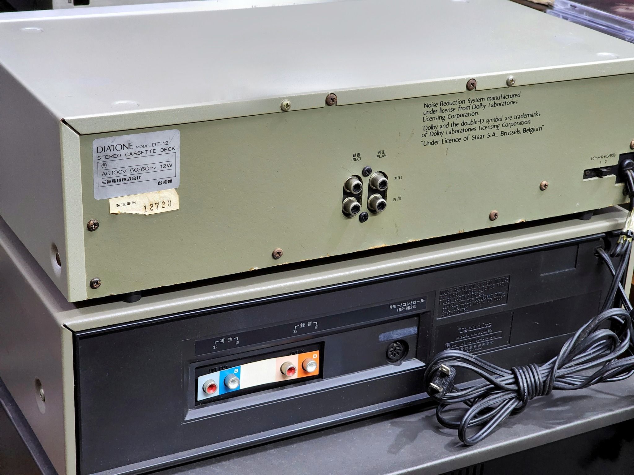 3 Mẫu Cassette Nhật đẹp & hiếm: TEAC F500, TECHNICS M24, DIATONE DT12 ...