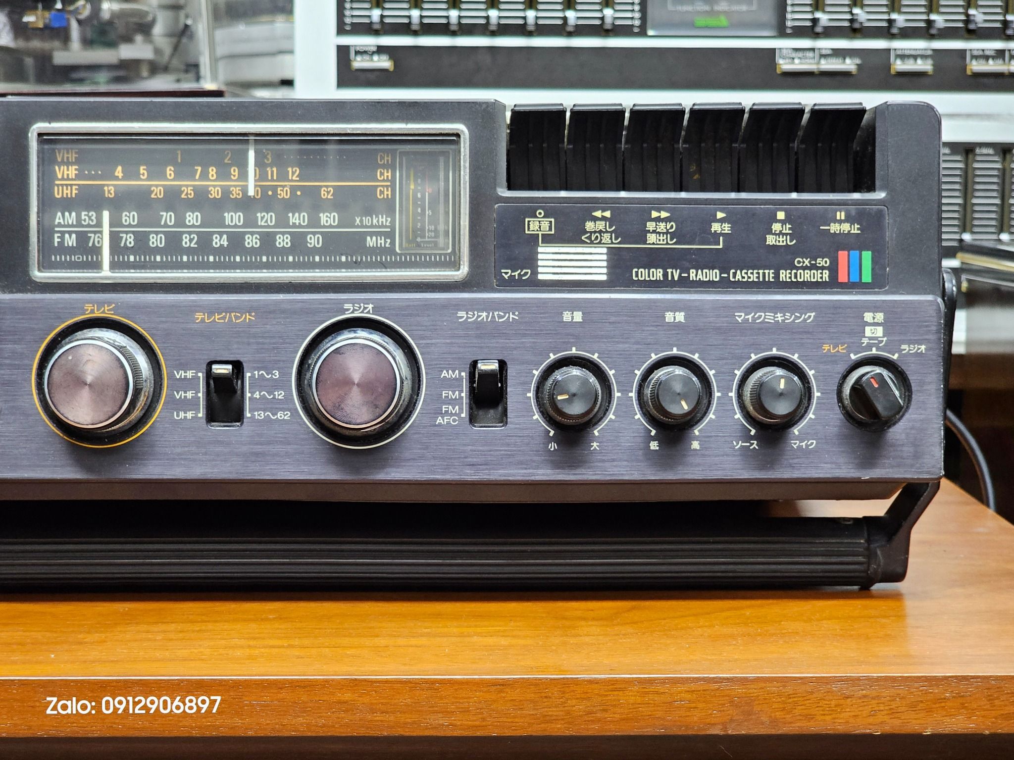 Phòng trà cafe là phải có Đài cổ VICTOR CX 50 Radio Cassette TV – Dàn Nội Địa Nhật & Đĩa CD Gốc