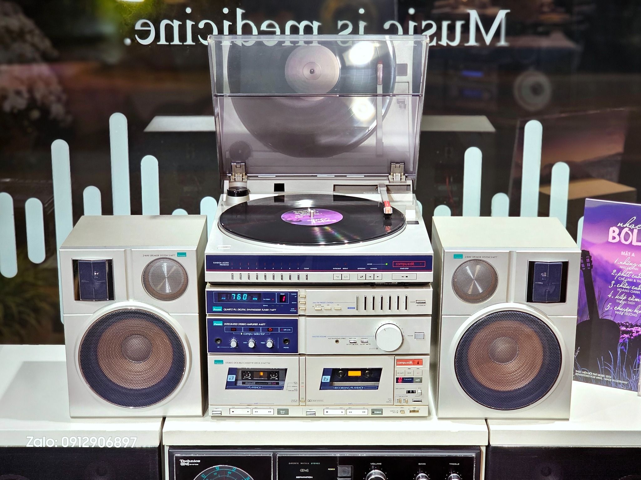 Dàn nội địa Nhật SANSUI M77 tích hợp mâm than hiếm & đẳng cấp – Dàn Nội ...