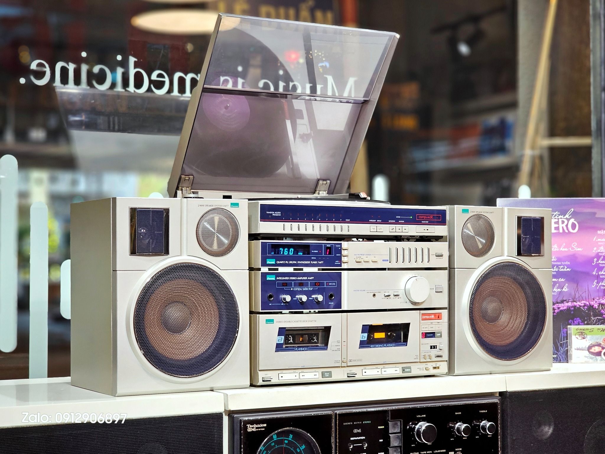 Dàn nội địa Nhật SANSUI M77 tích hợp mâm than hiếm & đẳng cấp – Dàn Nội ...