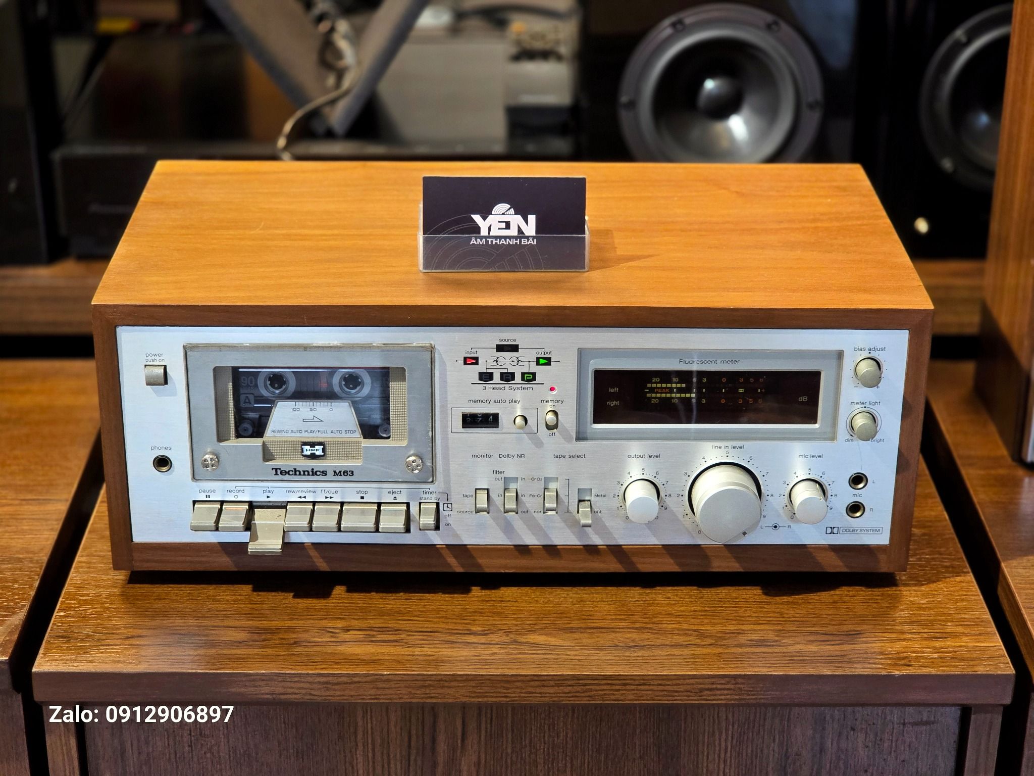 Đầu Tape Cassette TECHNICS M63 đậm chất vintage, thu phát hoàn hảo ...