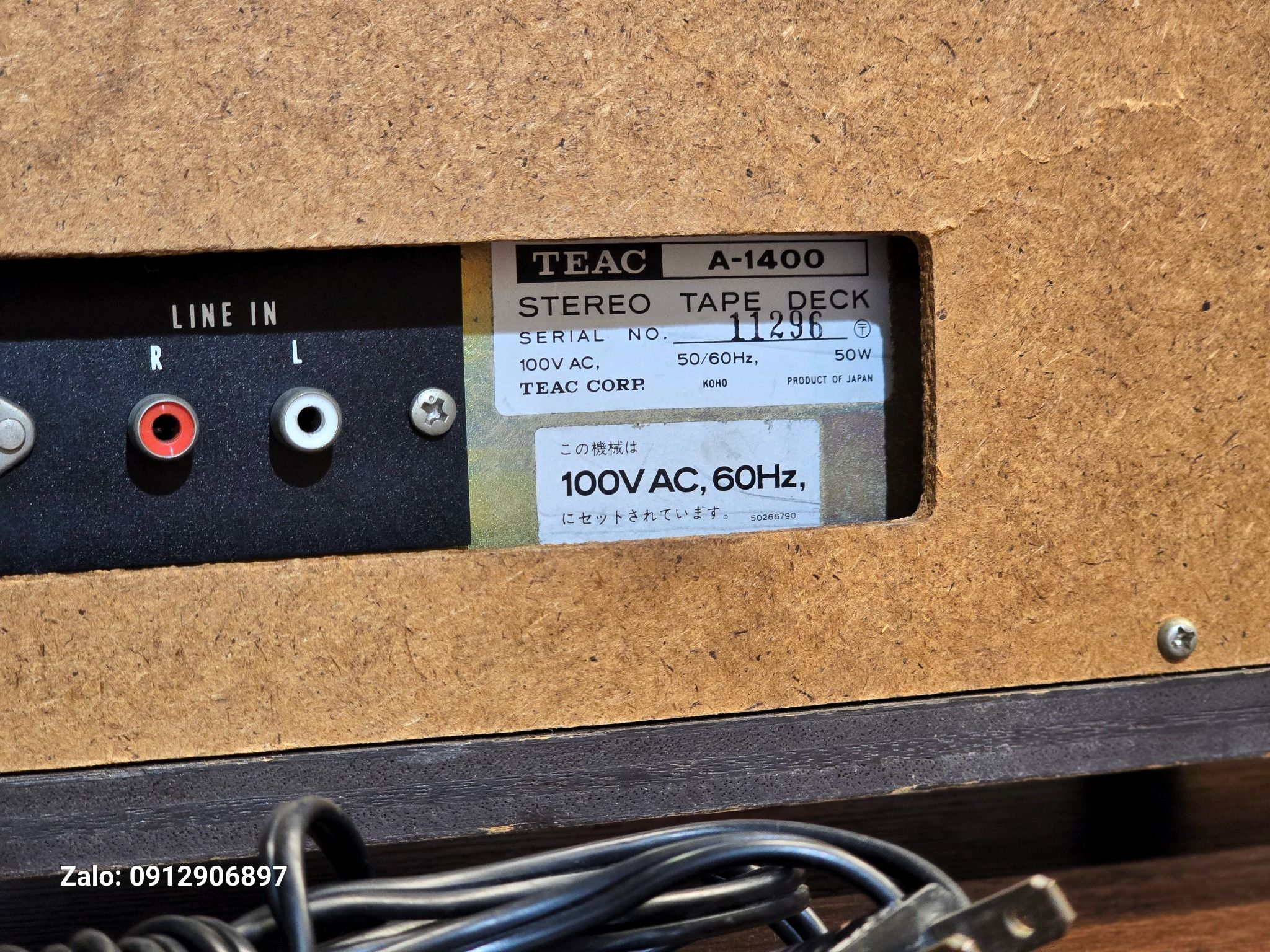 Đầu băng cối Nhật TEAC A1400 chơi băng 7, tiếng cực gấu – Dàn Nội Địa Nhật & Đĩa CD Gốc