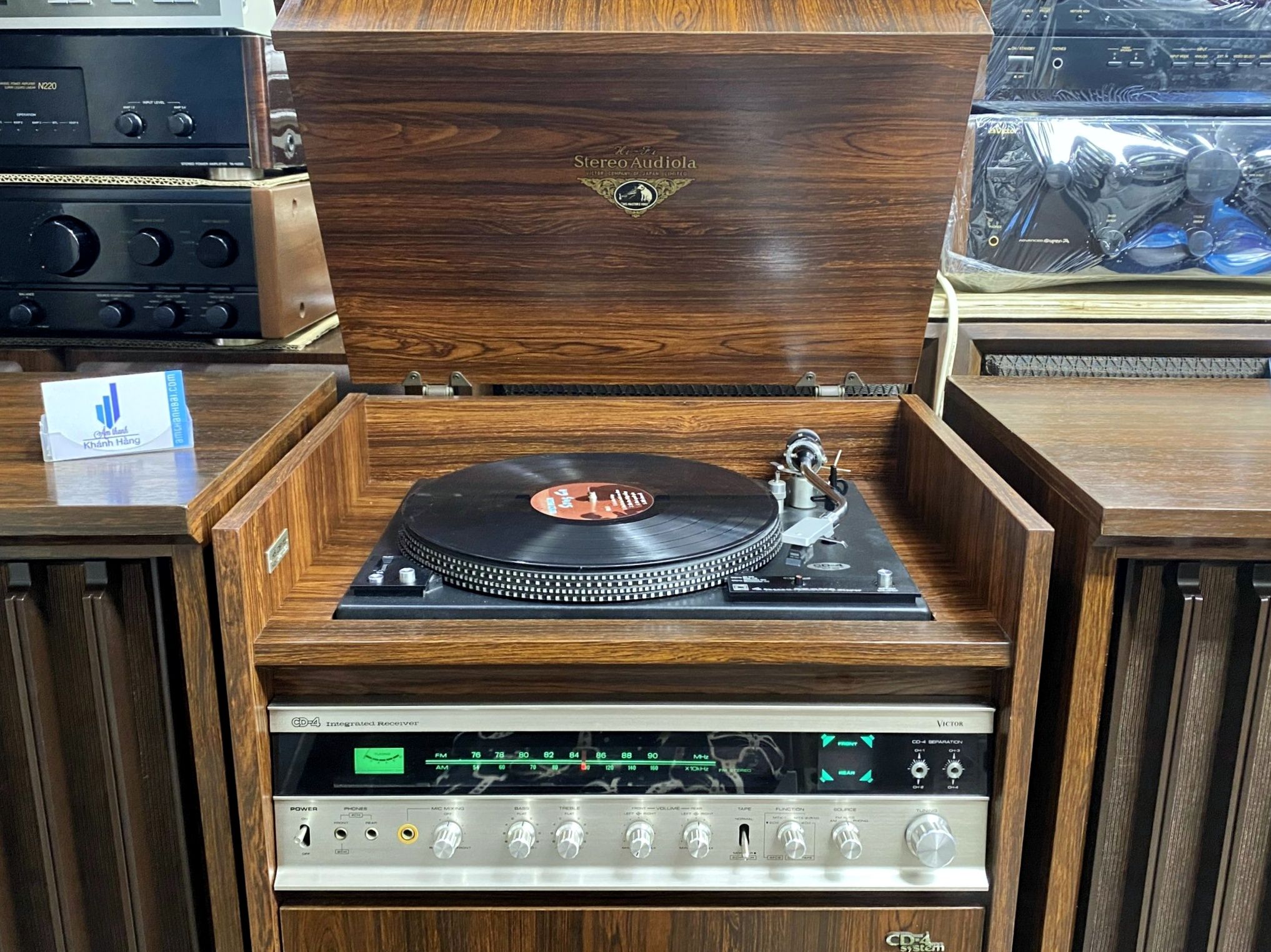 Tủ đài đĩa than VICTOR DF15 siêu hiếm, chất âm hoàn hảo – Dàn Nội Địa ...