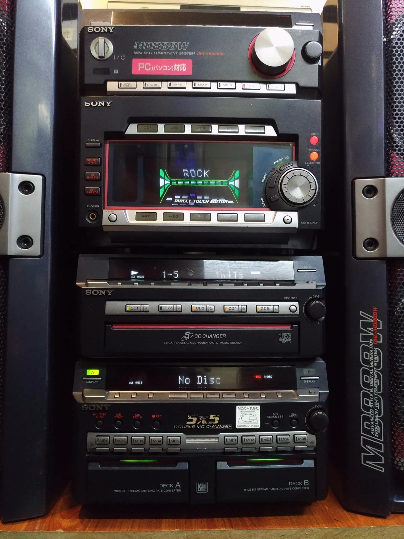 Dàn trung SONY MD888 "đầu gấu" - Yến Âm Thanh Bãi – Dàn Nội Địa Nhật ...