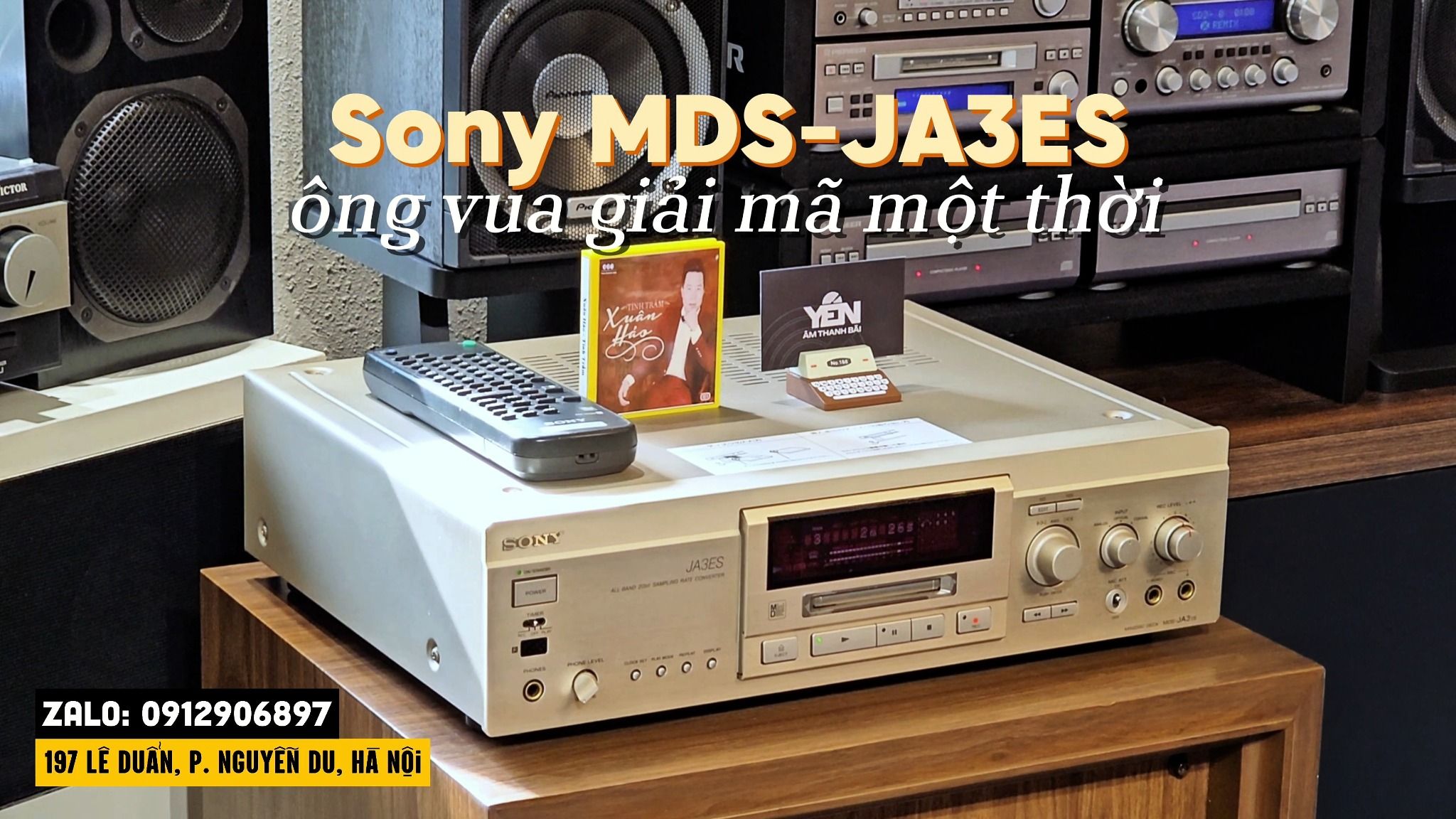 Đầu giải mã SONY MDS JA3ES "ông vừa giải mã" một thời – Dàn Nội Địa ...