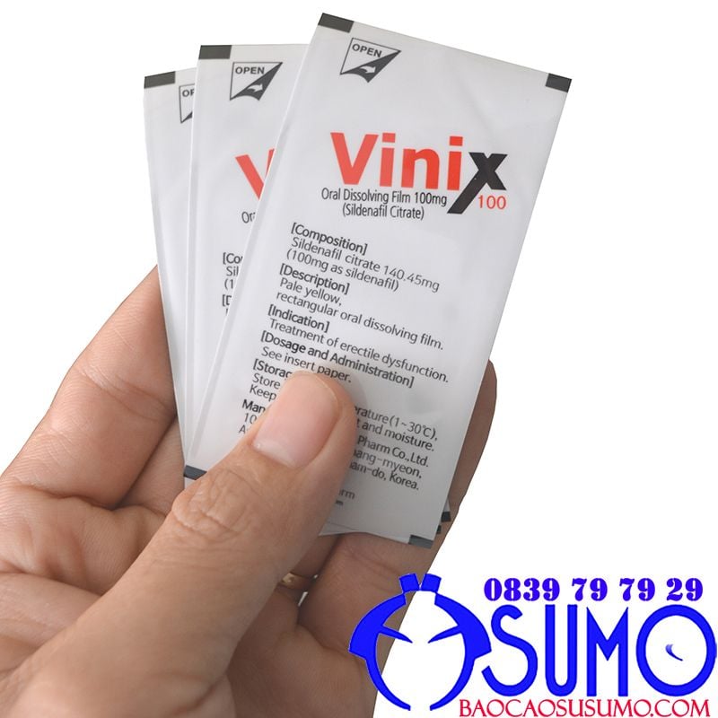 Tem ngậm Vinix 100mg chính hãng Hàn Quốc dành cho nam hộp 10 tem – Shop ...