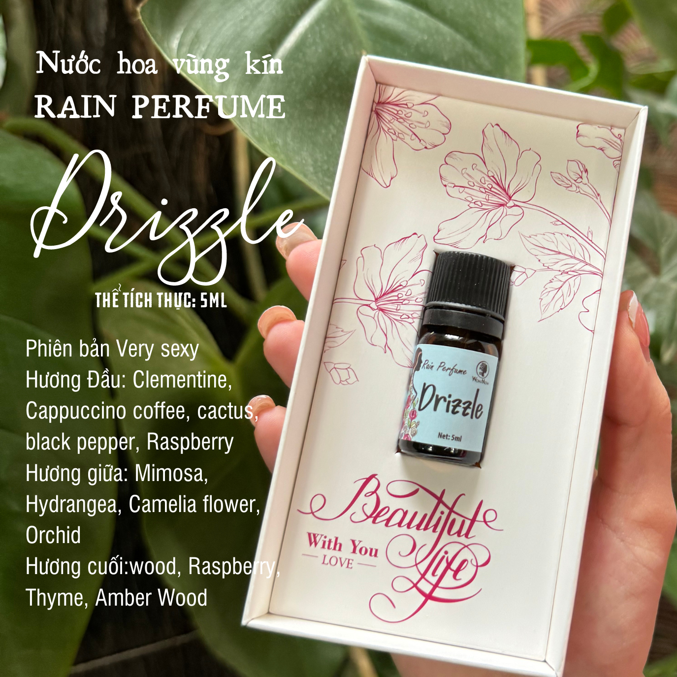 Nước Hoa Vùng Kín Rain Perfume - Drizzle - WONMOM