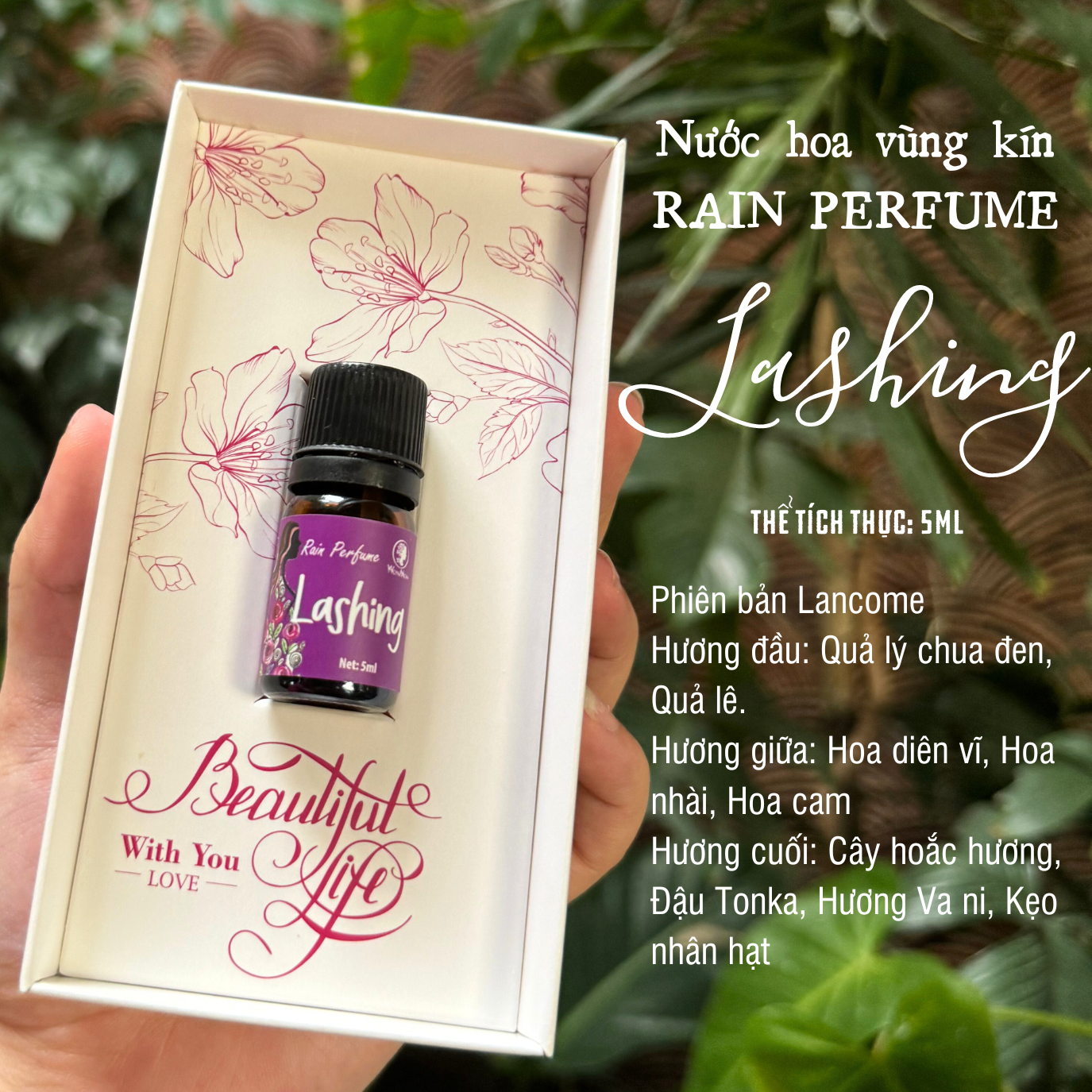 Nước Hoa Vùng Kín Rain Perfume - Lashing - WONMOM