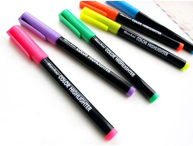 Bút Dạ Quang Monami Highlighter vàng – ChanLongCo.com