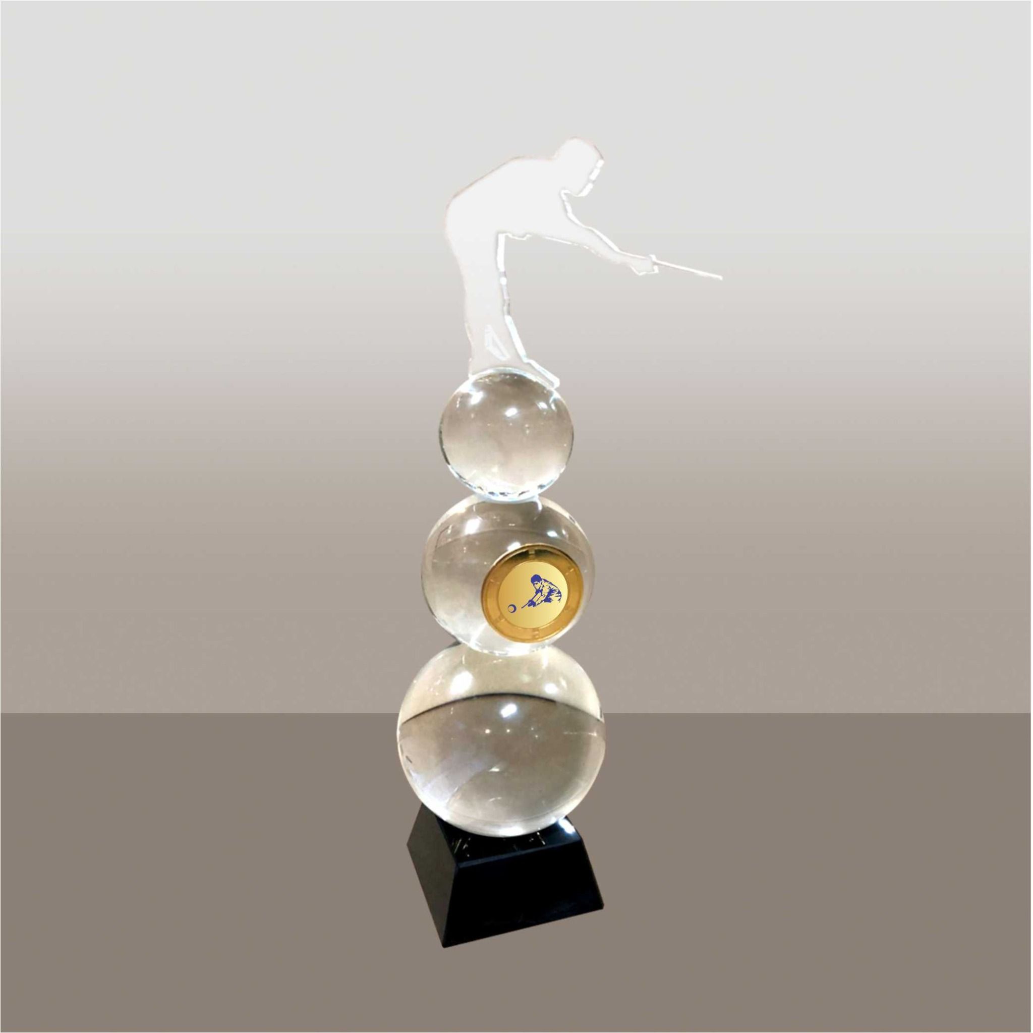 Cúp Billards , cúp bida pha lê – trophy