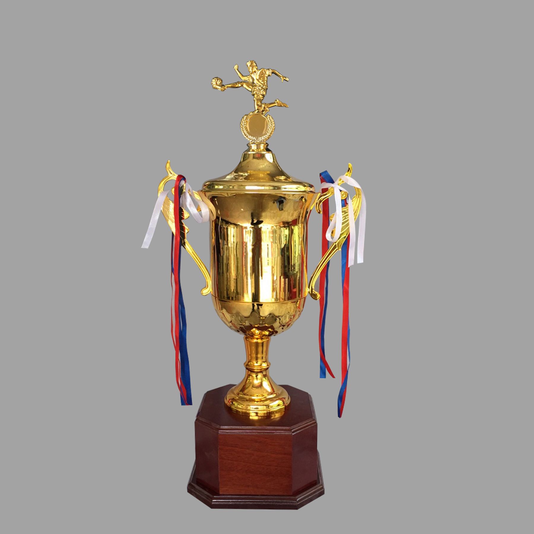 Cup gold football_Champion league – trophy
