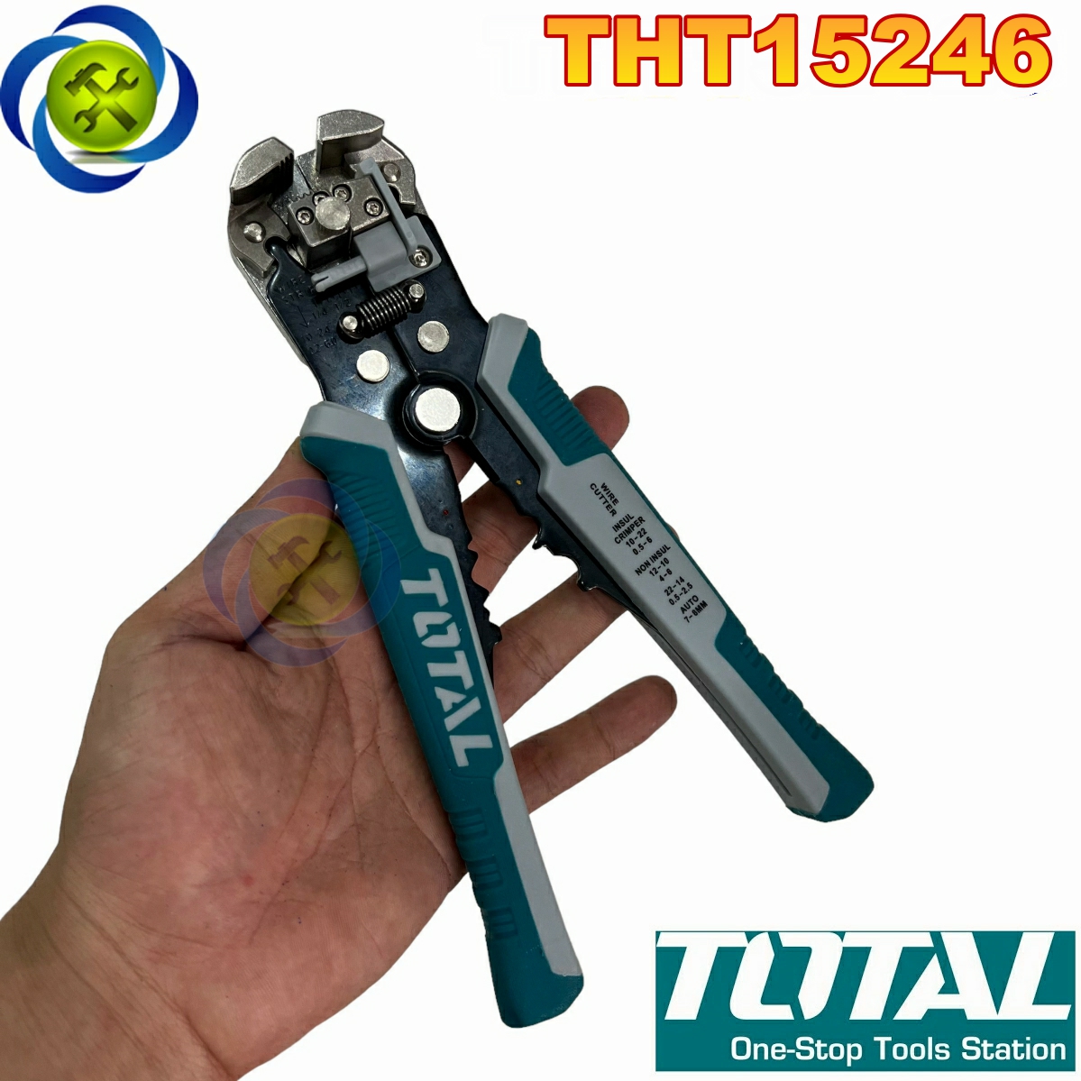 Kìm tuốt dây điện tự động Total THT15246 – CÔNG TY TNHH DỤNG CỤ CƠ KHÍ ...
