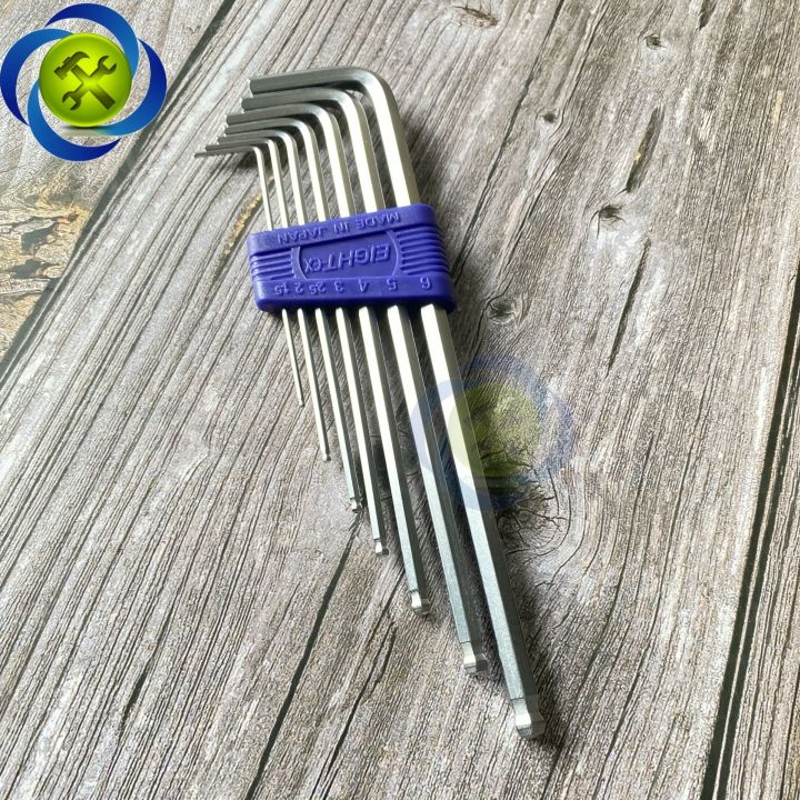 Bộ lục giác Eight TLS-7S Nhật Japan 7 cây 1.5mn-6mm – CÔNG TY TNHH DỤNG CỤ CƠ KHÍ THANH TRÚC