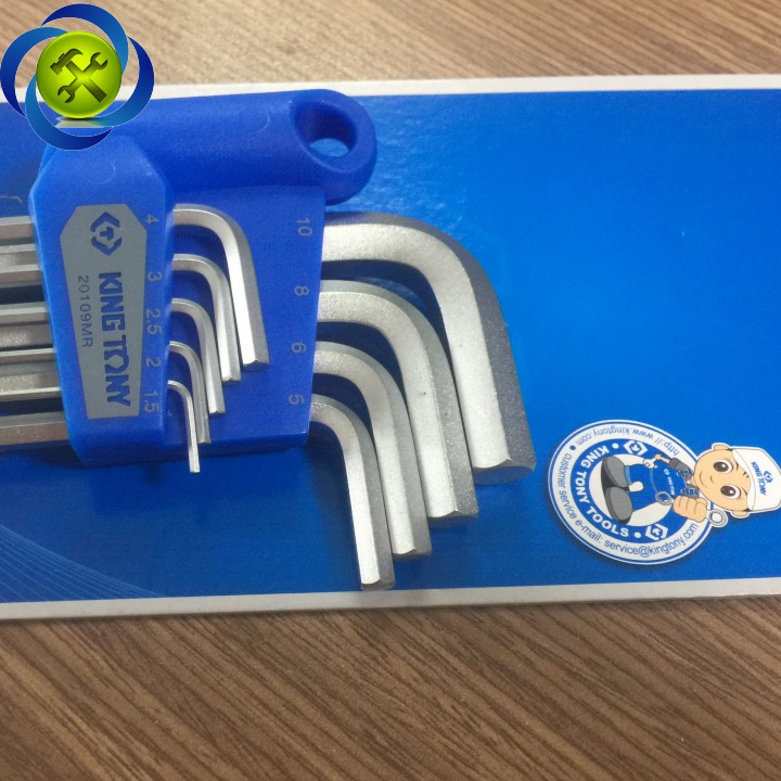 Bộ lục giác đầu bi Kingtony 20109MR có 9 cây (1.5- 10mm) – CÔNG TY TNHH ...