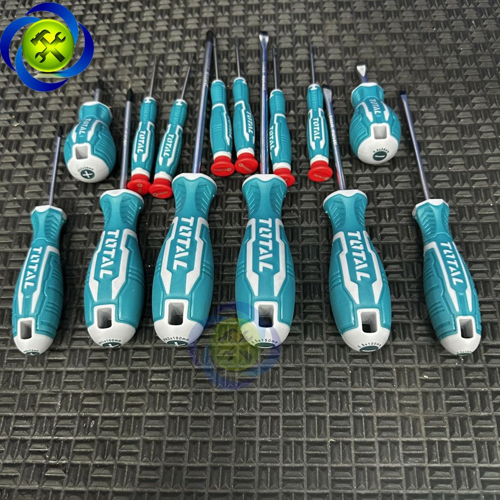 Bộ 14 tua vít TOTAL THT250614 gồm vít thông dụng và vít điện tử – CÔNG ...