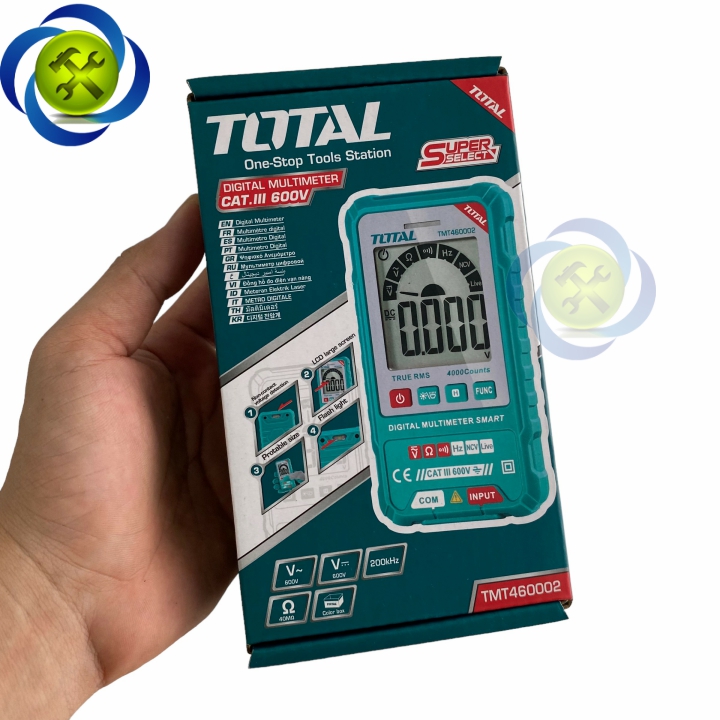 Đồng hồ đo điện vạn năng TOTAL TMT460002 – CÔNG TY TNHH DỤNG CỤ CƠ KHÍ ...