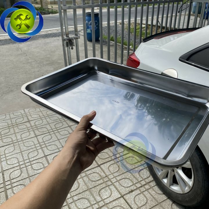 Khay inox kích thước 50x35cm đựng dụng cụ đồ nghề – CÔNG TY TNHH DỤNG CỤ CƠ KHÍ THANH TRÚC