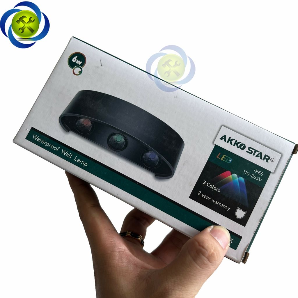 Đèn LED ốp tường 3 màu AKKO STAR 53555 công suất 6W – CÔNG TY TNHH DỤNG ...