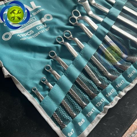 Bộ cờ lê hai đầu tròng Total THT1024121 loại 12 chi tiết (6-32mm ...