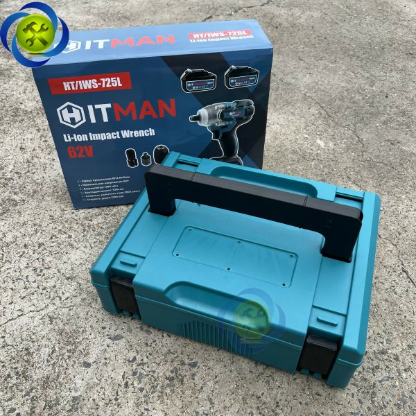 Máy siết bu lông đầu 2 trong 1 HITMAN VND-9017 lực siết 360Nm, không c ...