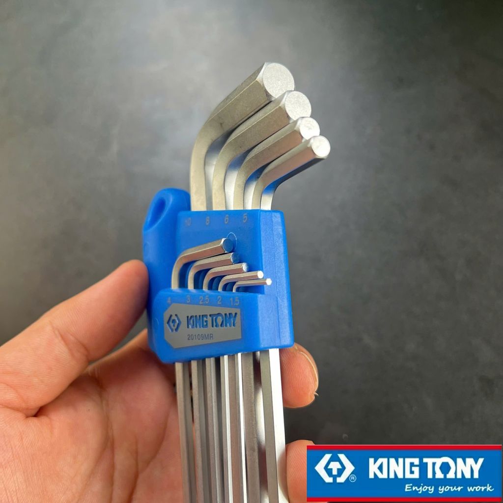 Bộ lục giác đầu bi Kingtony 20109MR có 9 cây (1.5- 10mm) – CÔNG TY TNHH ...