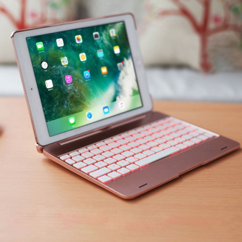 Bàn phím Bluetooth cho iPad xoay 360, kèm case cho iPad Promax F02 ...