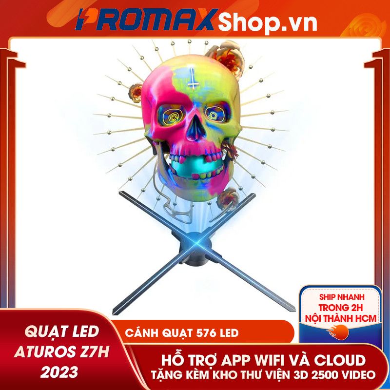 Quạt LED Holo Aturos Z7H 2023 576 Led hỗ trợ App Wifi và Cloud – PROMAX ...