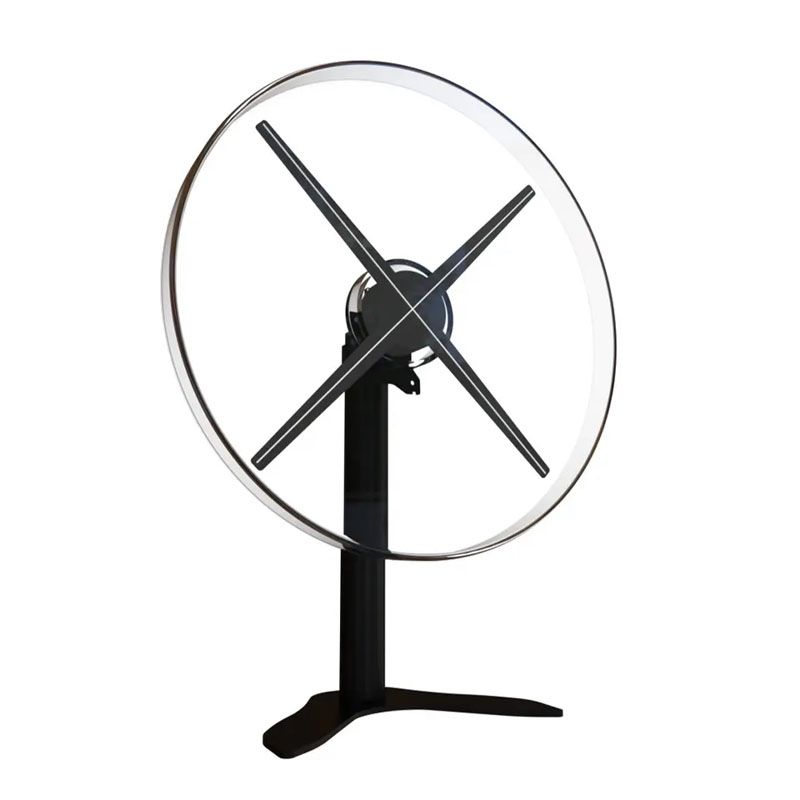 Bộ khung cover tròn kèm chân đế cho quạt led 3D Hologram Aturos Z7H ...