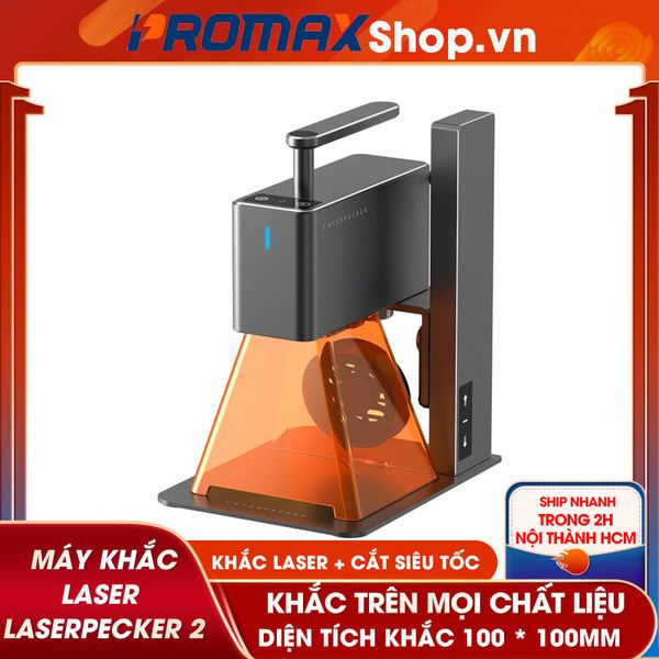 Máy khắc laser mini LaserPecker 2, diện tích 100mmx100mm – PROMAX SHOP