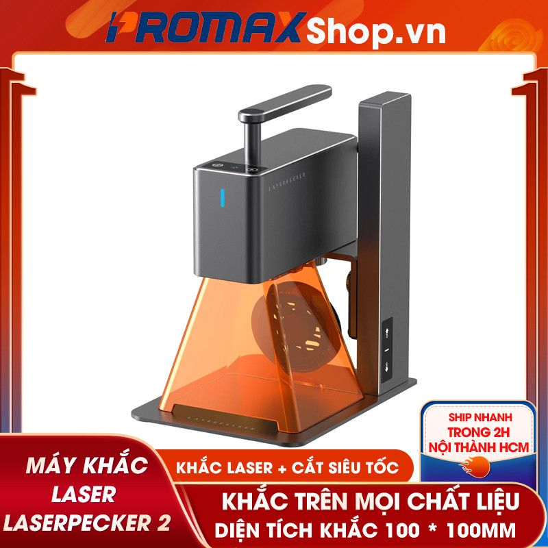 Máy khắc laser mini LaserPecker 2, diện tích 100mmx100mm – PROMAX SHOP